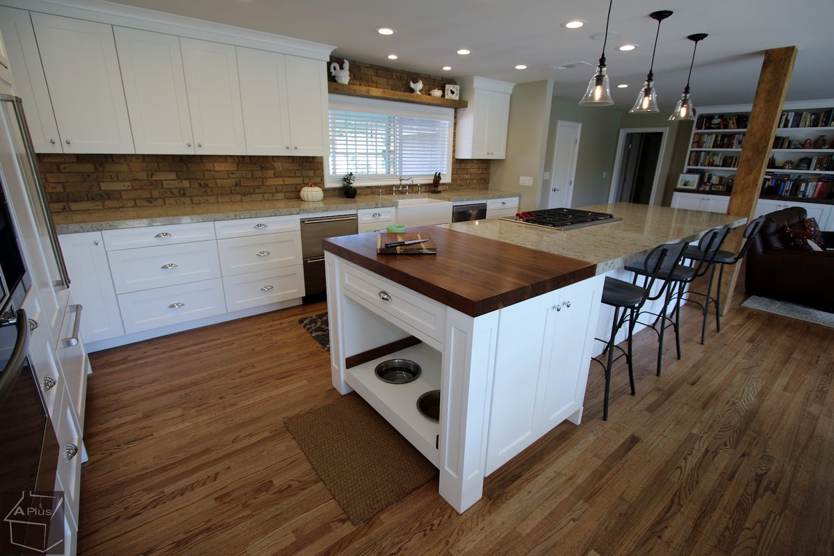 APlus Kitchen & Bath on Twitter: "Transitional Rustic complete Kitchen remodel completed in the ...