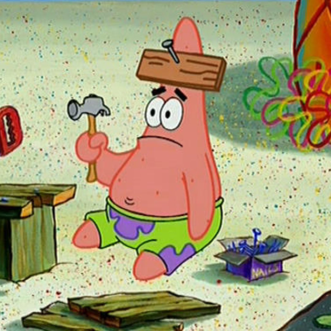 Patrick Star Writing