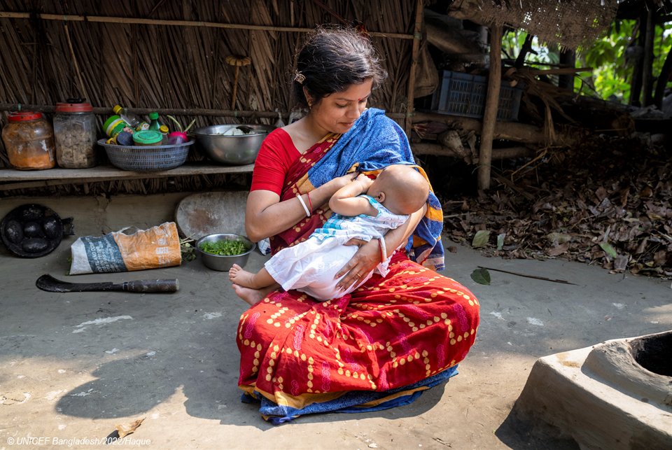 Village Women Breastfeeding