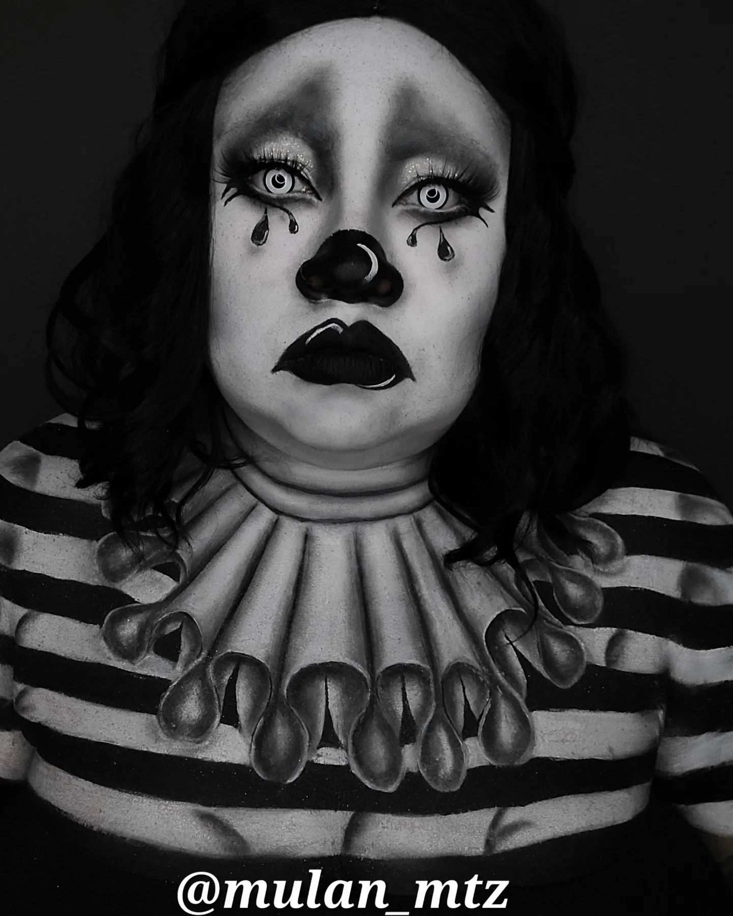 Sad Mime Makeup