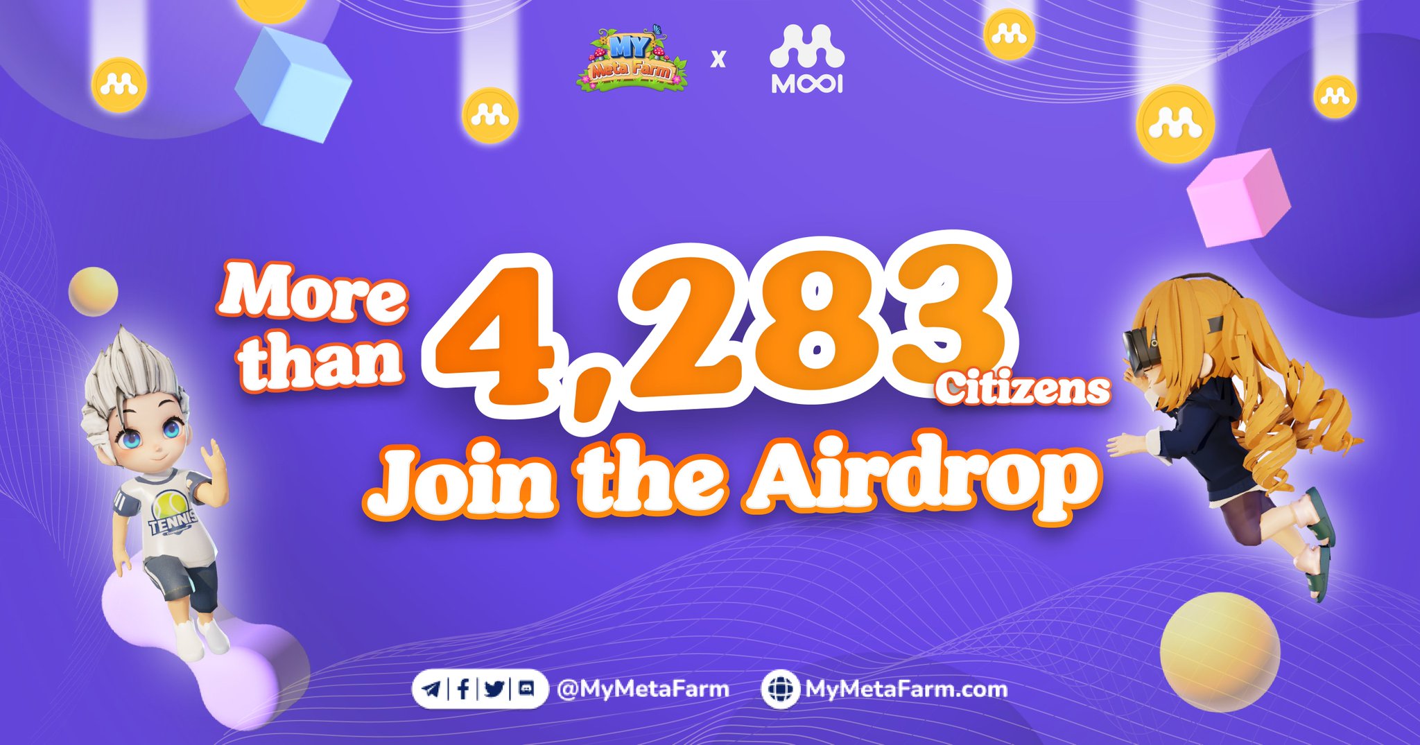 My Meta Farm | @Battle Royale Campaign on Twitter: "MORE THAN 4,283 CITIZENS HAVE JOINED # ...