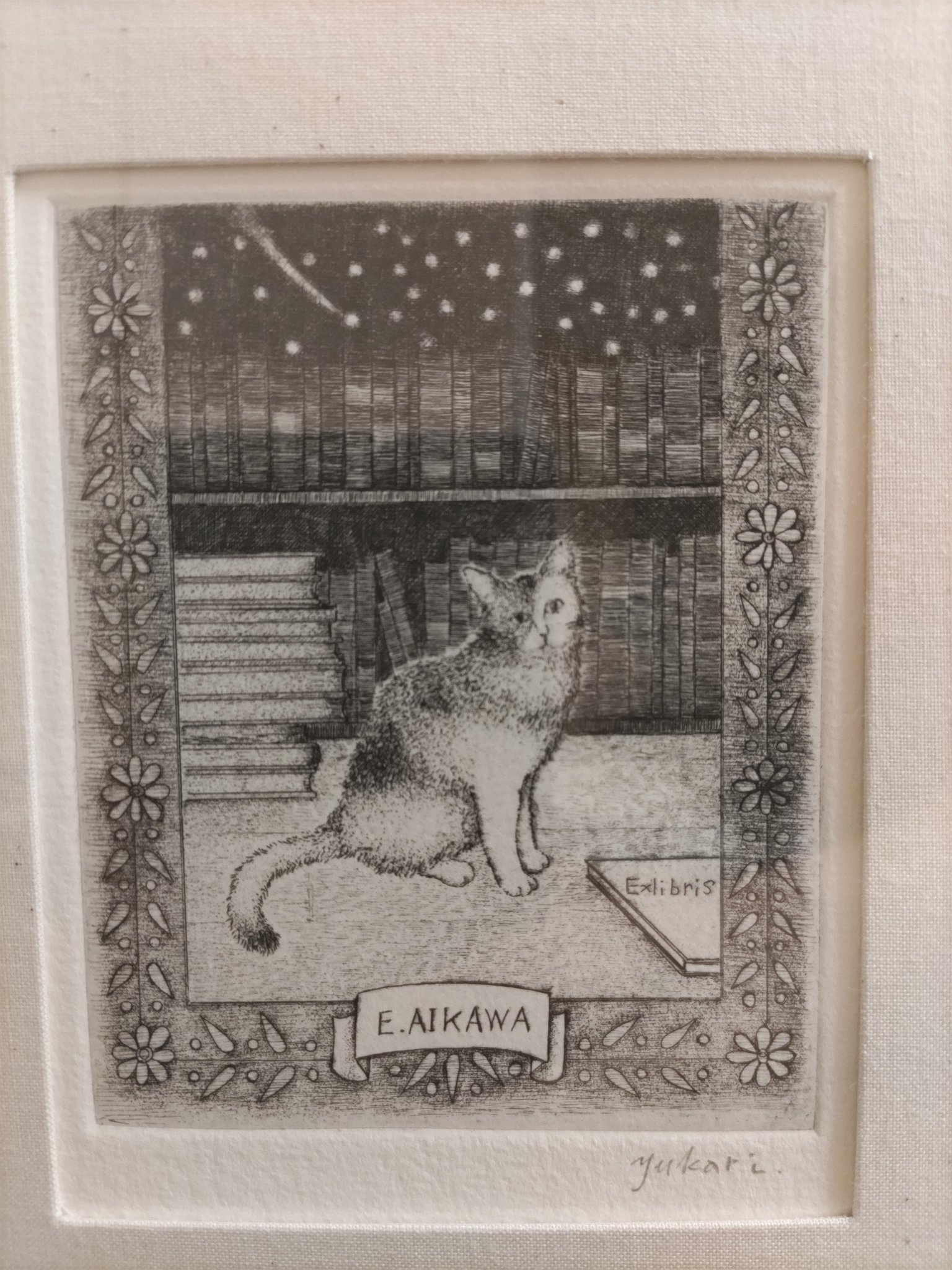 相川英輔(Eisuke Aikawa) on Twitter: "銅版画化の佐藤ゆかりさん（@yukaris6010）が、河出書房新社より刊行した『ハンナのいない10月は』の蔵書票を作って ...