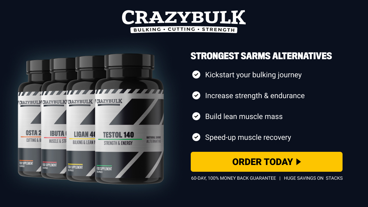 Crazy Bulk Legal Sarms / Twitter