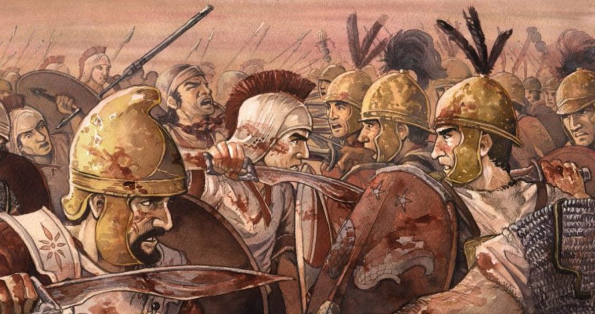 Today, 2,239 years ago, Hannibal Barca met the Roman army on the plains ...