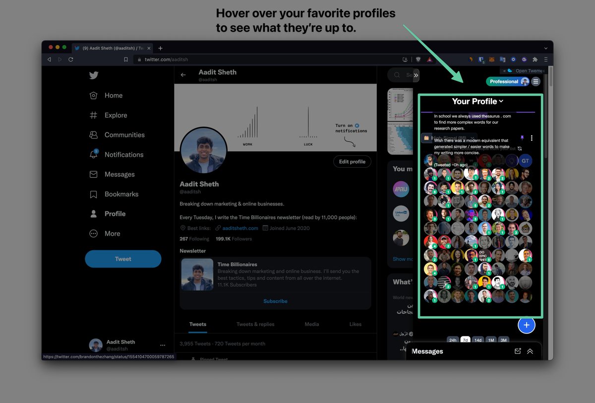 These tools will 10x your Twitter experience: - المسلسل من Aadit Sheth ...