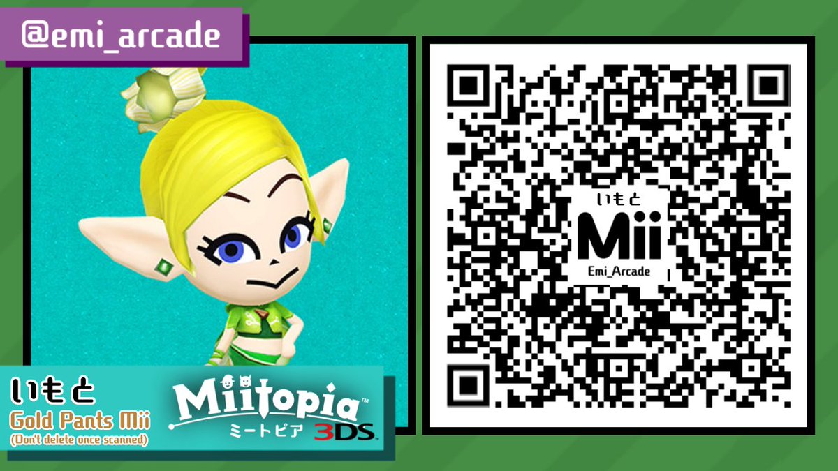 With Gold Pants Mii Characters