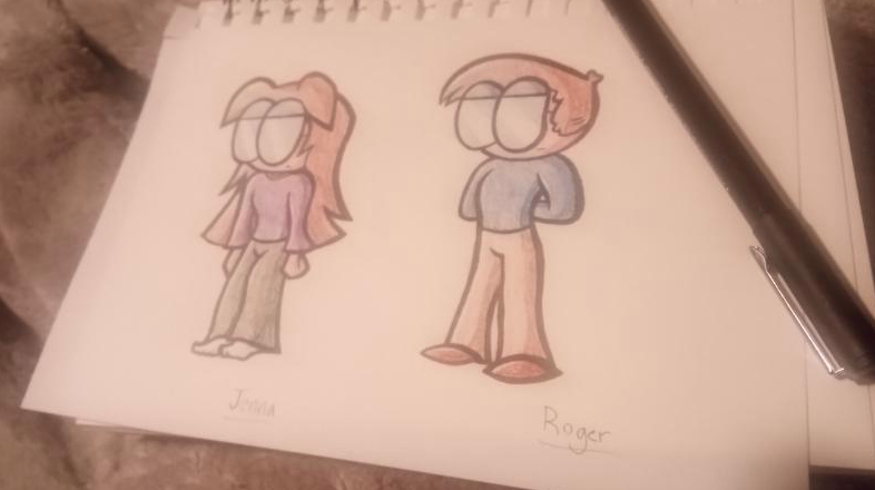 Dr. Draw on Twitter: "More traditionally drawn characters of mine! (Sorry for this picture being ...