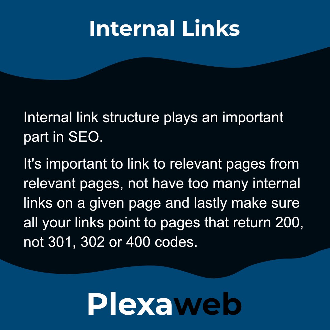 Plexaweb on Twitter: "#seotip Todays SEO tip - internal linking and internal link structures. # ...