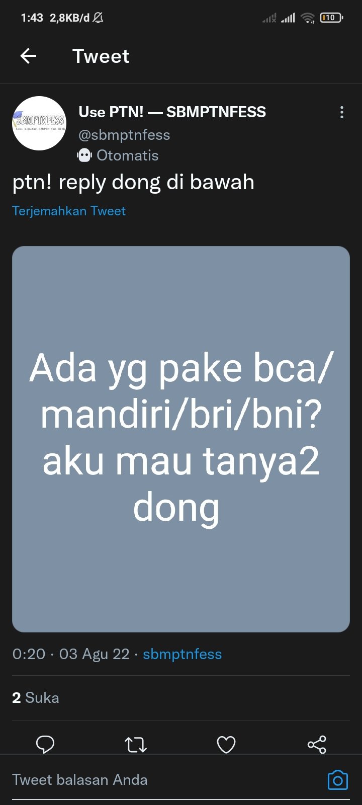 BURUANN CEK PINNED!!— SBMPTNFESS on Twitter: "ptn! Barusan sender ditipu sama yg punya akun ni ...