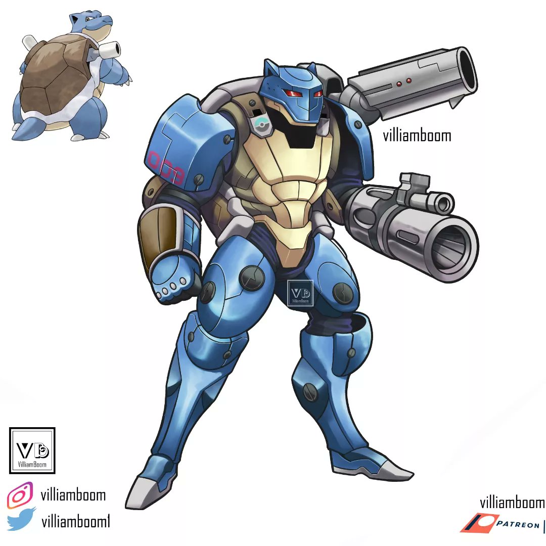 Blastoise Gijinka