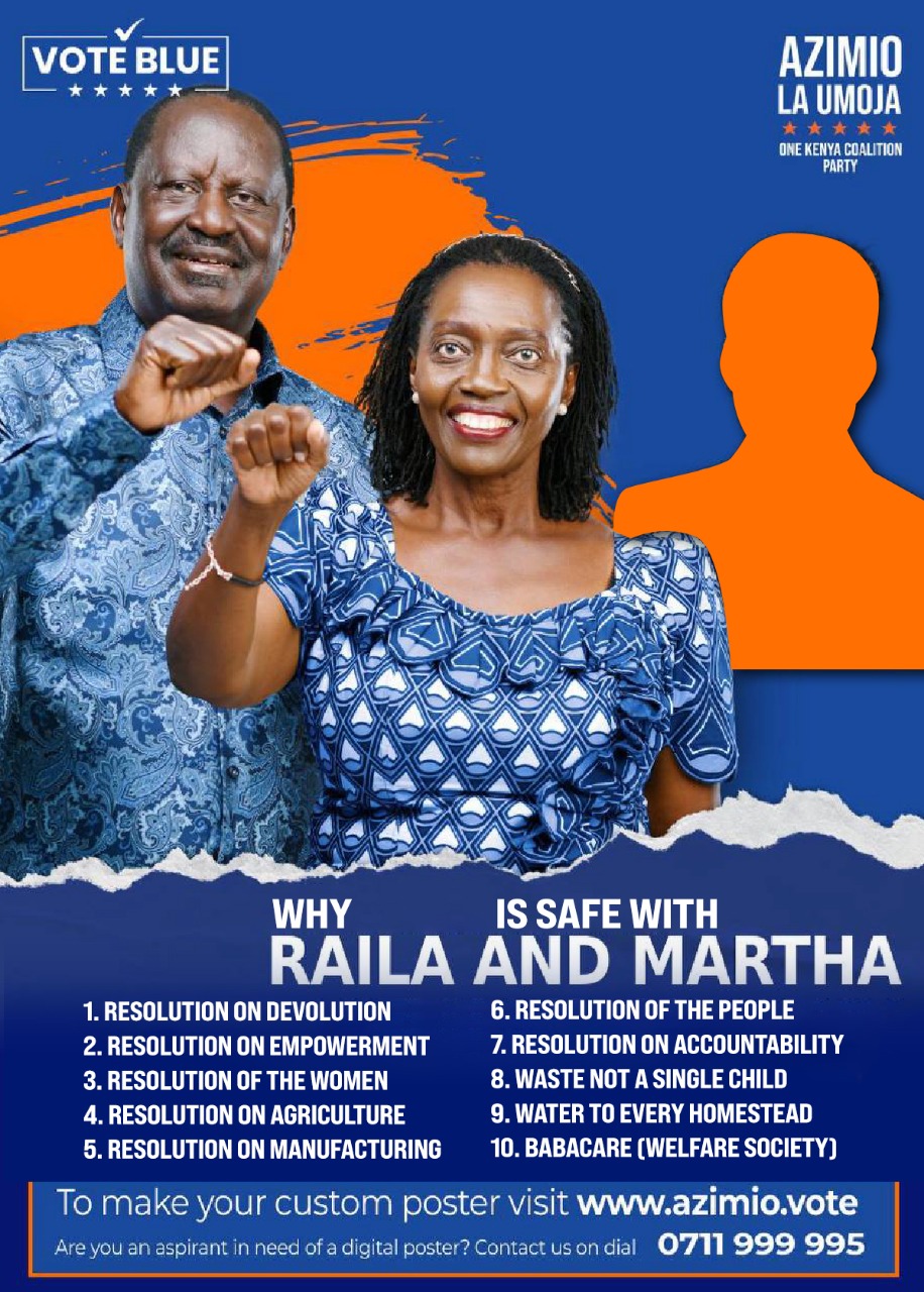 Raila Odinga on Twitter: "Click on the following link to get your personalized poster today ...