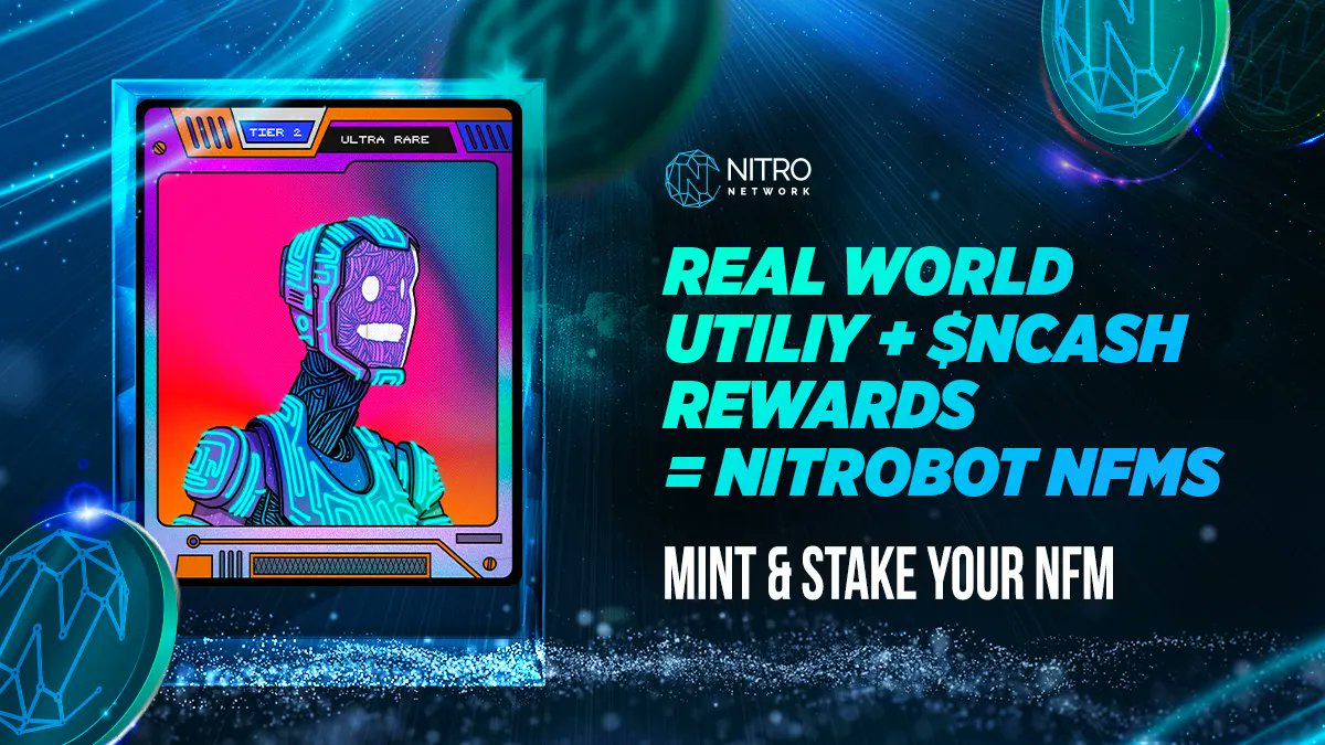 Nitro Network 🔺 on Twitter: "You EARN while we BUILD! 👷‍♀️💸 Mint and stake your NitroBot NFT ...