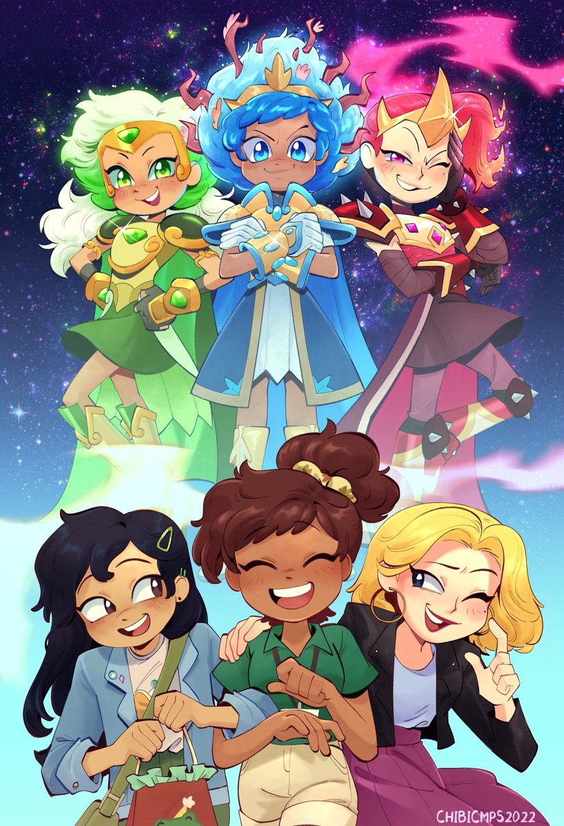 「💚💙 ️ #amphibia 」|chibi 🌸🌷🌼🪷のイラスト