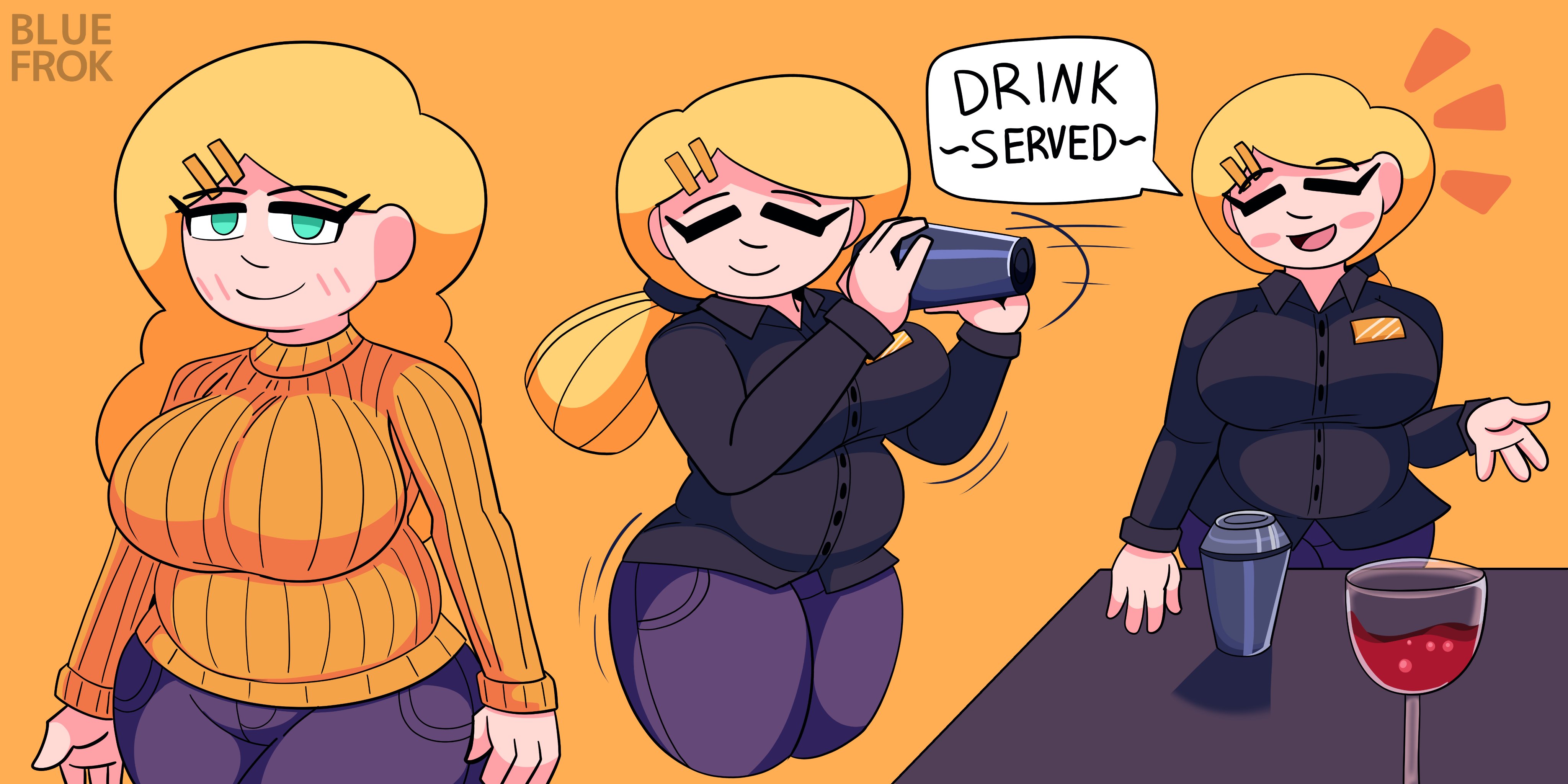 Bluefrok on Twitter: "@Amber_Luvs_uu She specializes in fruity cocktails, but she is good in ...