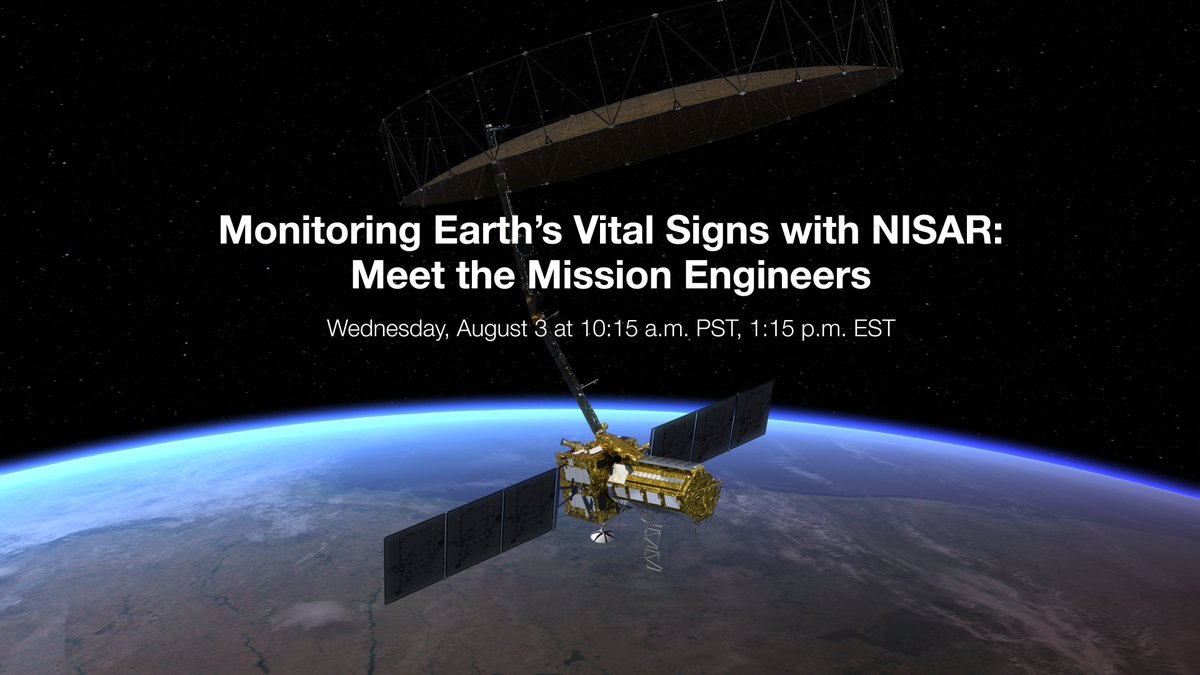 NISAR (@NASA-@isro Synthetic Aperture Radar) is an upcoming Earth ...