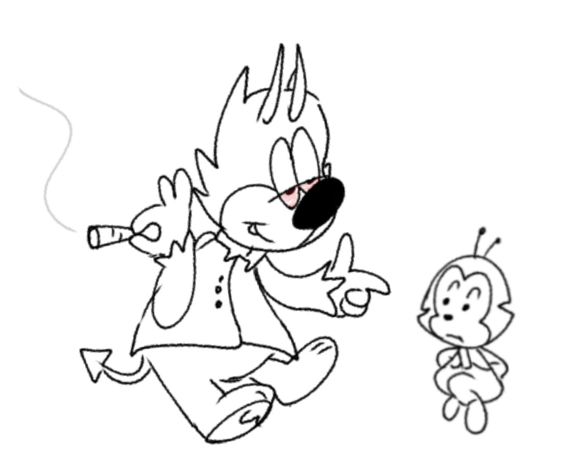 Itchy And Scratchy Coloring Pages