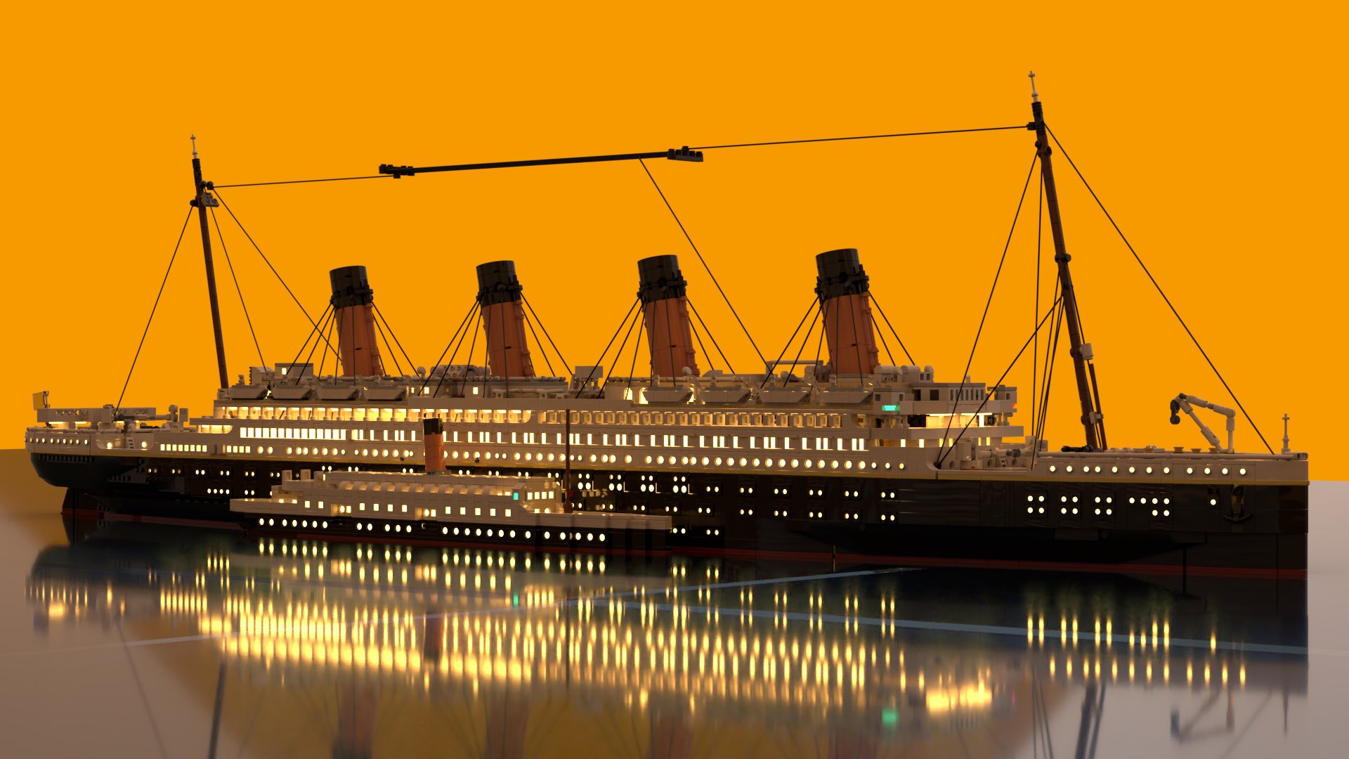 Lego Titanic Wreck
