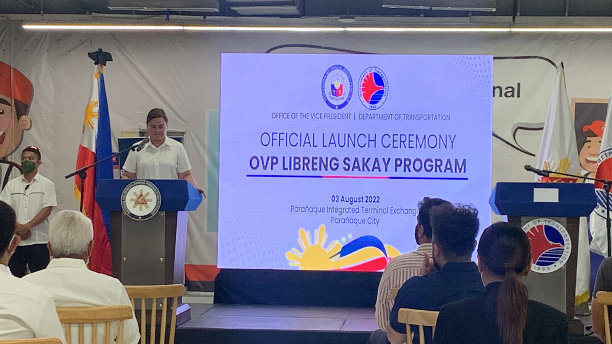 ABS-CBN News on Twitter: "The Office of Vice President Sara Duterte launches its “Libreng Sakay ...