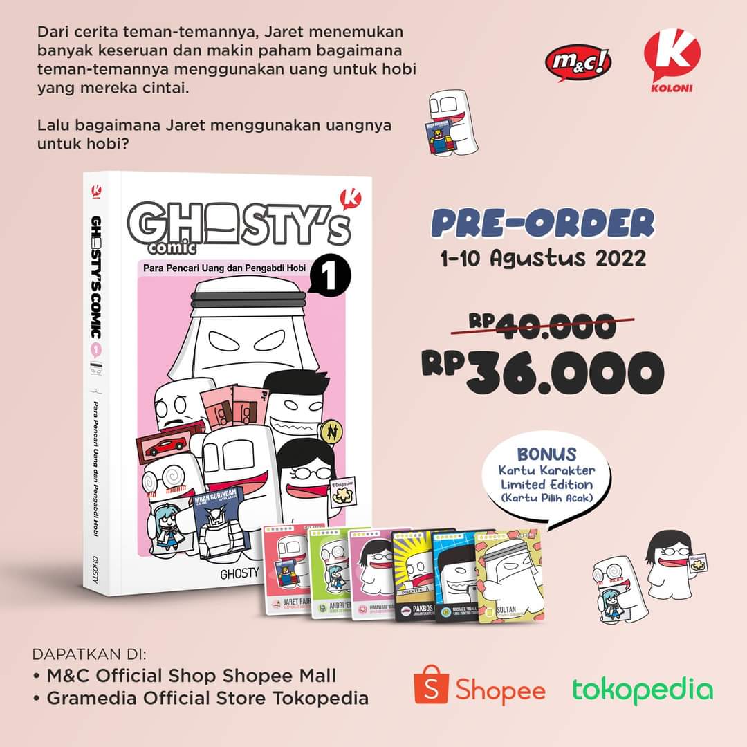 Jaret Fajrianto ( GHOSTY's COMIC ) | NEW COMIC PO! on Twitter: "IT'S HERE! OUR FIRST EXCLUSIVE ...