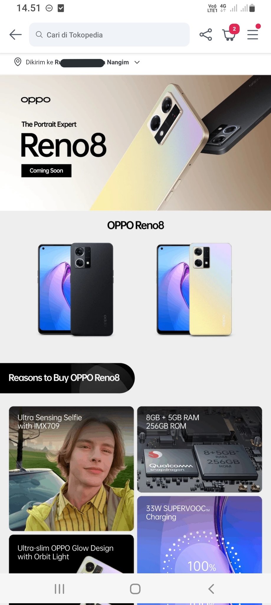 Tokopedia on Twitter: "Hari ini mimin & OPPO mau giveaway OPPO Reno8 & OPPO Enco Buds nih ...