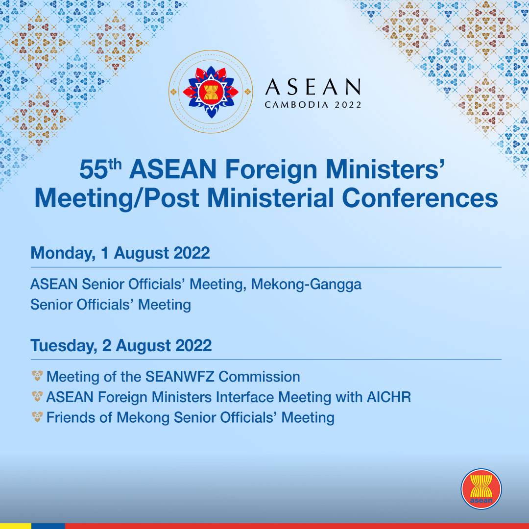 Asean On Twitter The 55th Asean Foreign Ministers Meeting Amm And
