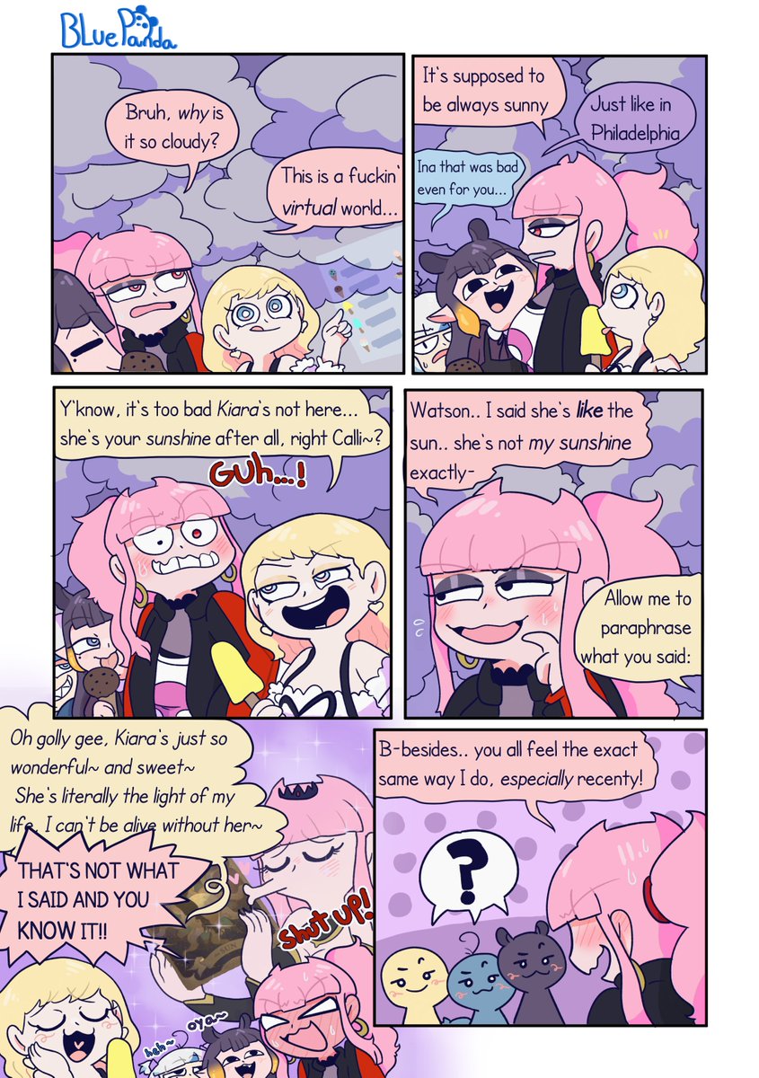 BluePanda on Twitter: "Like Sunshine #ArtsOfAshes #ameliaRT #callillust #gawrt #inART https://t ...