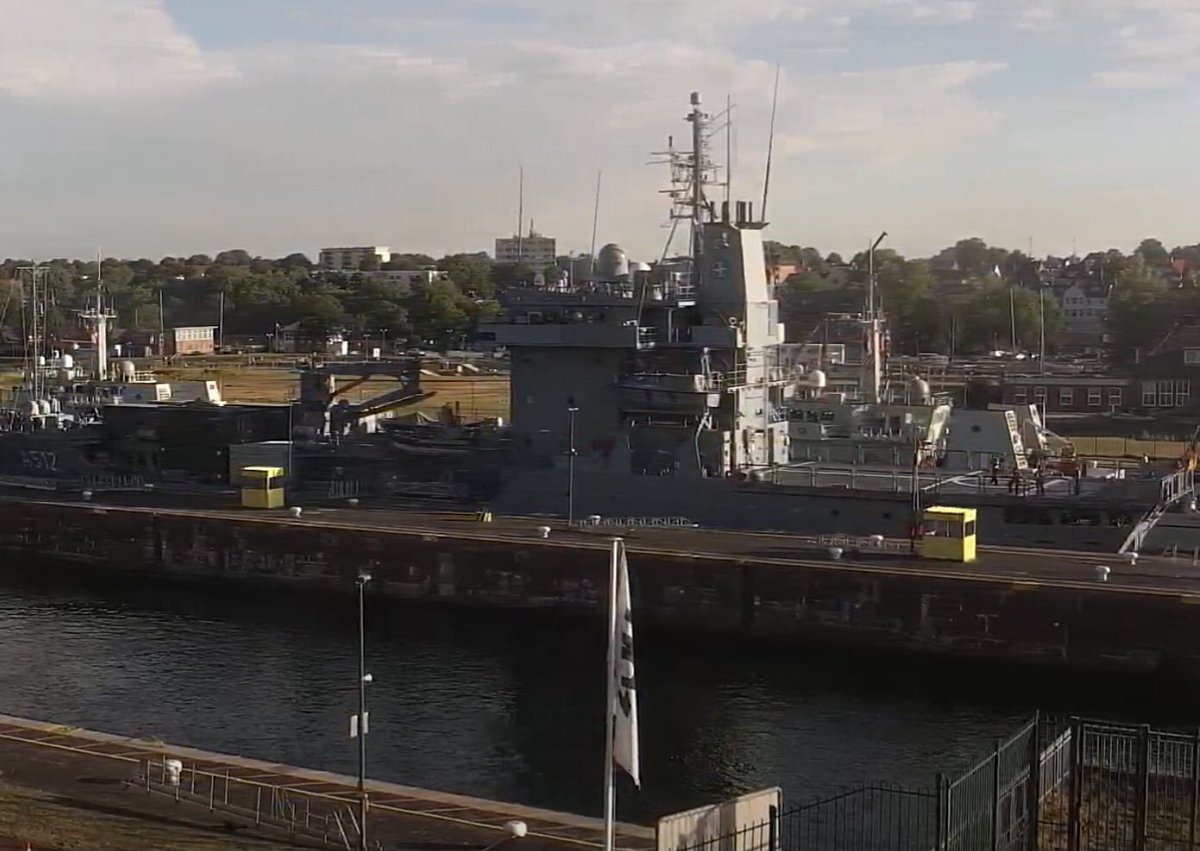 WarshipCam on Twitter: "German Navy Elbe-class tender FGS Mosel (A512) transiting the Kiel Canal ...