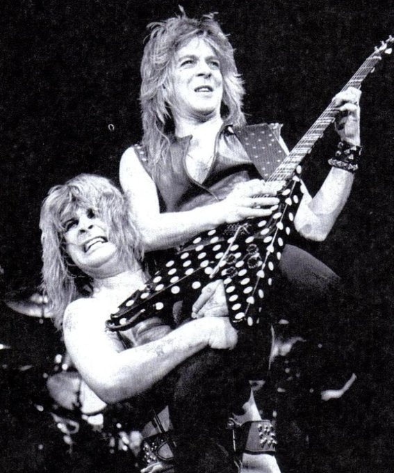 Ozzy Osbourne And Randy Rhoads