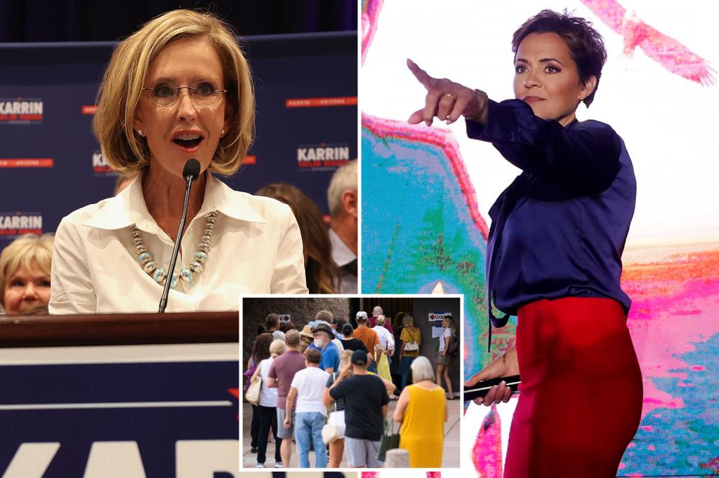 Kari Lake, Karrin Taylor Robson Arizona GOP primary too close to call ...