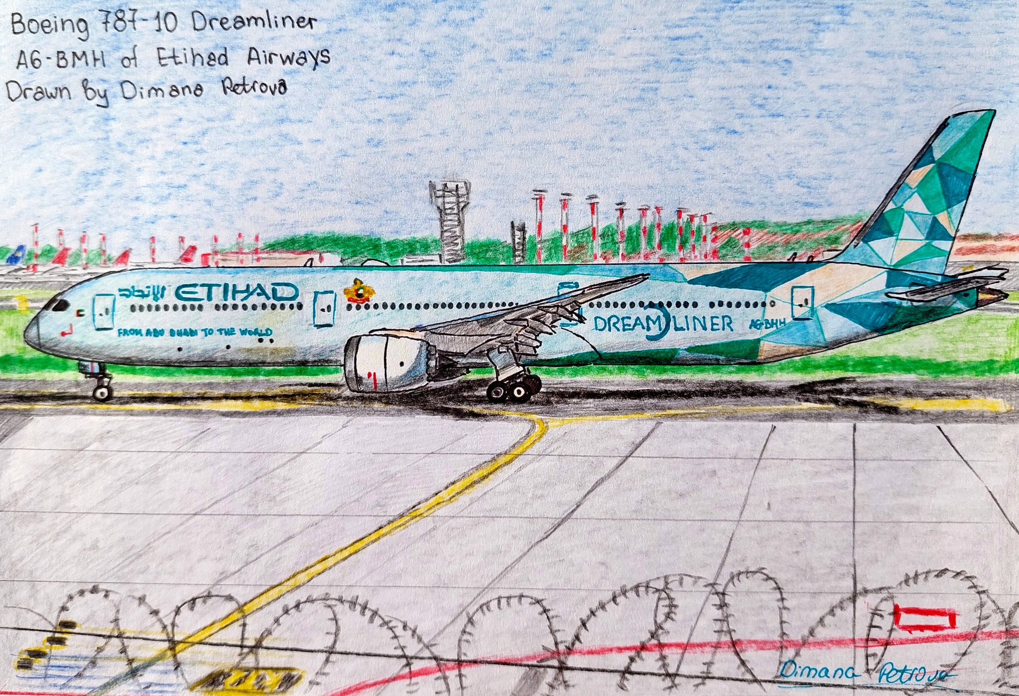 Boeing 787 Drawing