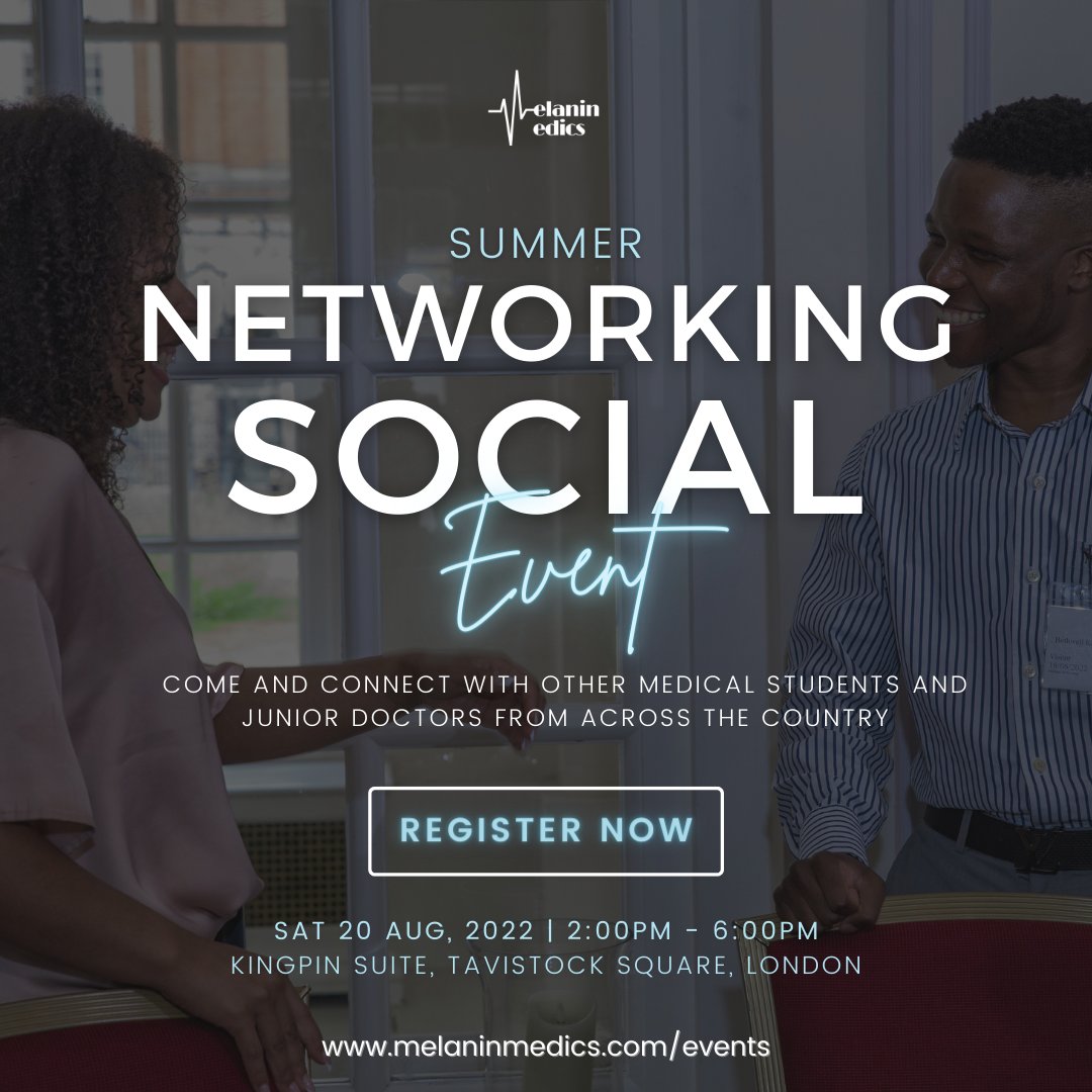 Melanin Medics on Twitter: "RT @MelaninMedics: UPCOMING EVENT: Summer Networking Social Come ...