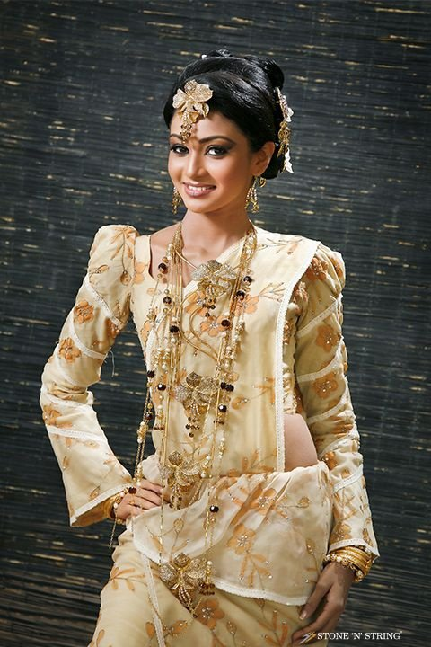 Sinhalese wedding dresses look really nice. The men wear this thing ...