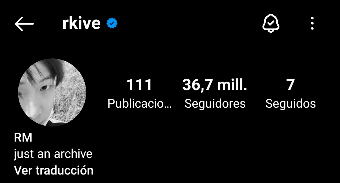 🐨 Instagram de Namjoon (rkive) - Agosto 2022 / Twitter