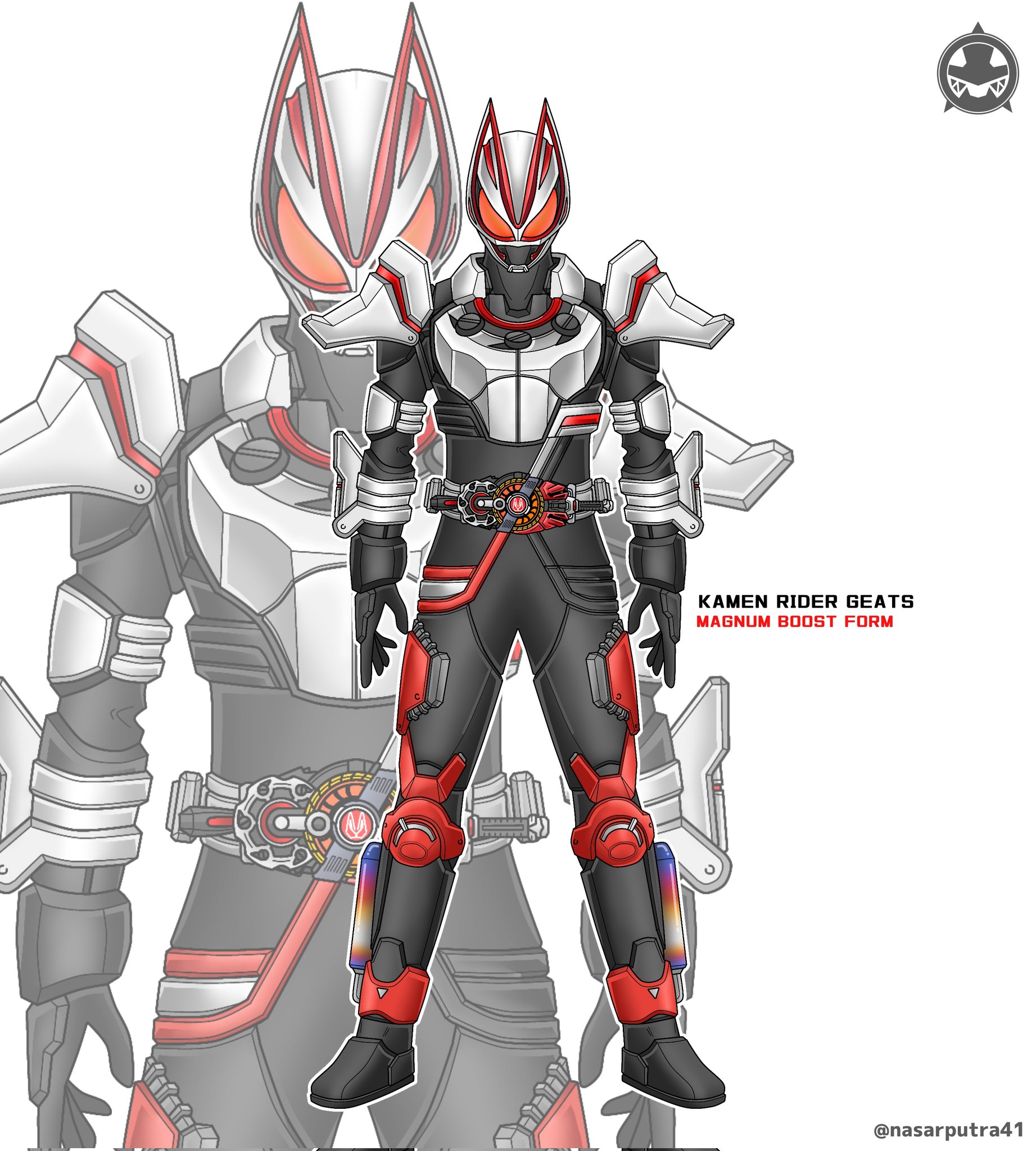 ORCA on Twitter: "(Kamen Rider Geats) Magnum Boost Form #KamenRider #KamenRiderGeats # ...