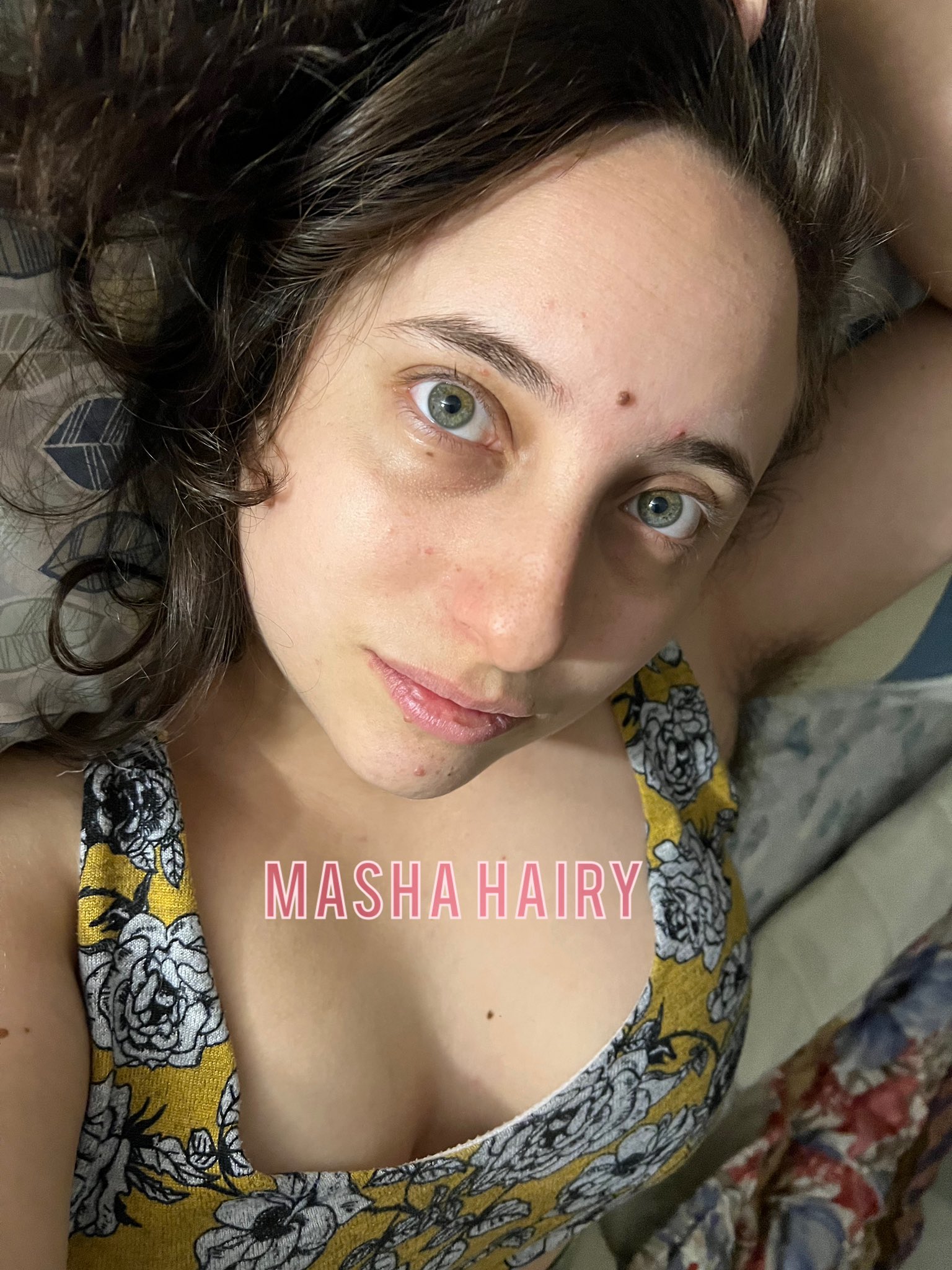 Masha Ryt on Twitter: "Wanna join me? 🌺💕 #hairyarmpit #naturalbeauty #HairyGoddess https://t.co ...