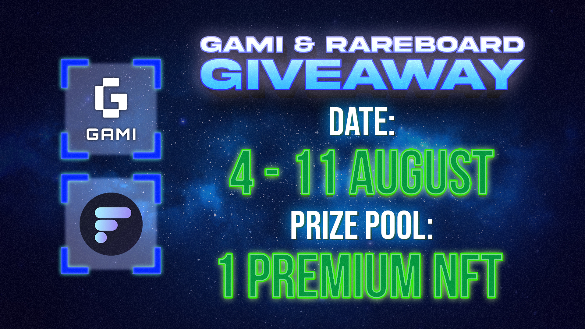 GAMI on Twitter: "GAMI Move x @Rareboard giveaway is live! 🎁 ️Rareboard is the #NFT marketplace ...