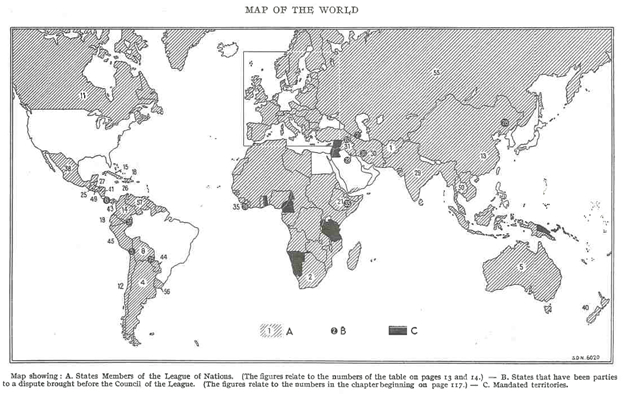 League Of Nations Map
