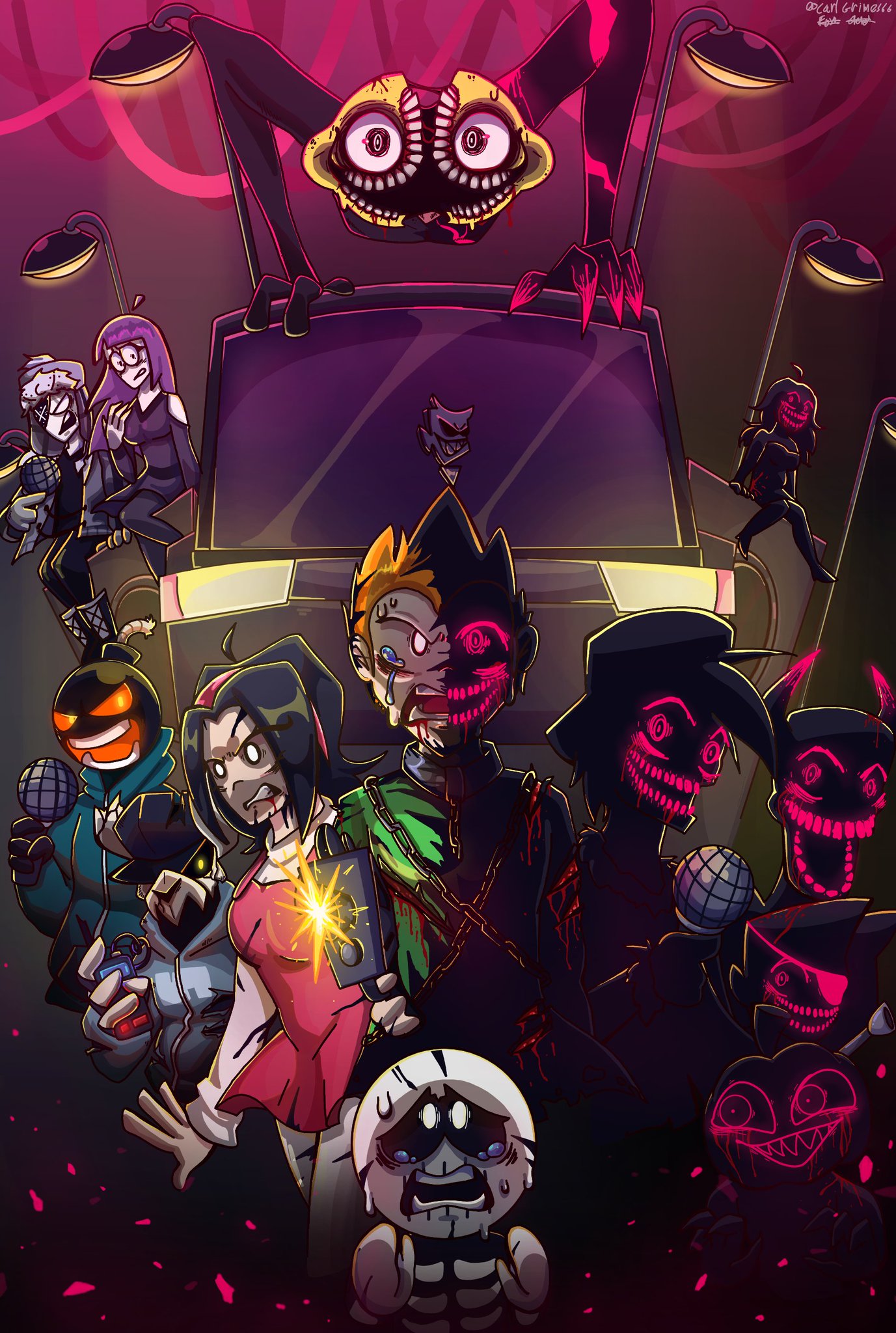🎃 Toxic INK 🎃 | comm OPEN (0/3) on Twitter: "Friday Night Funkin' corruption take over :3 it was ...