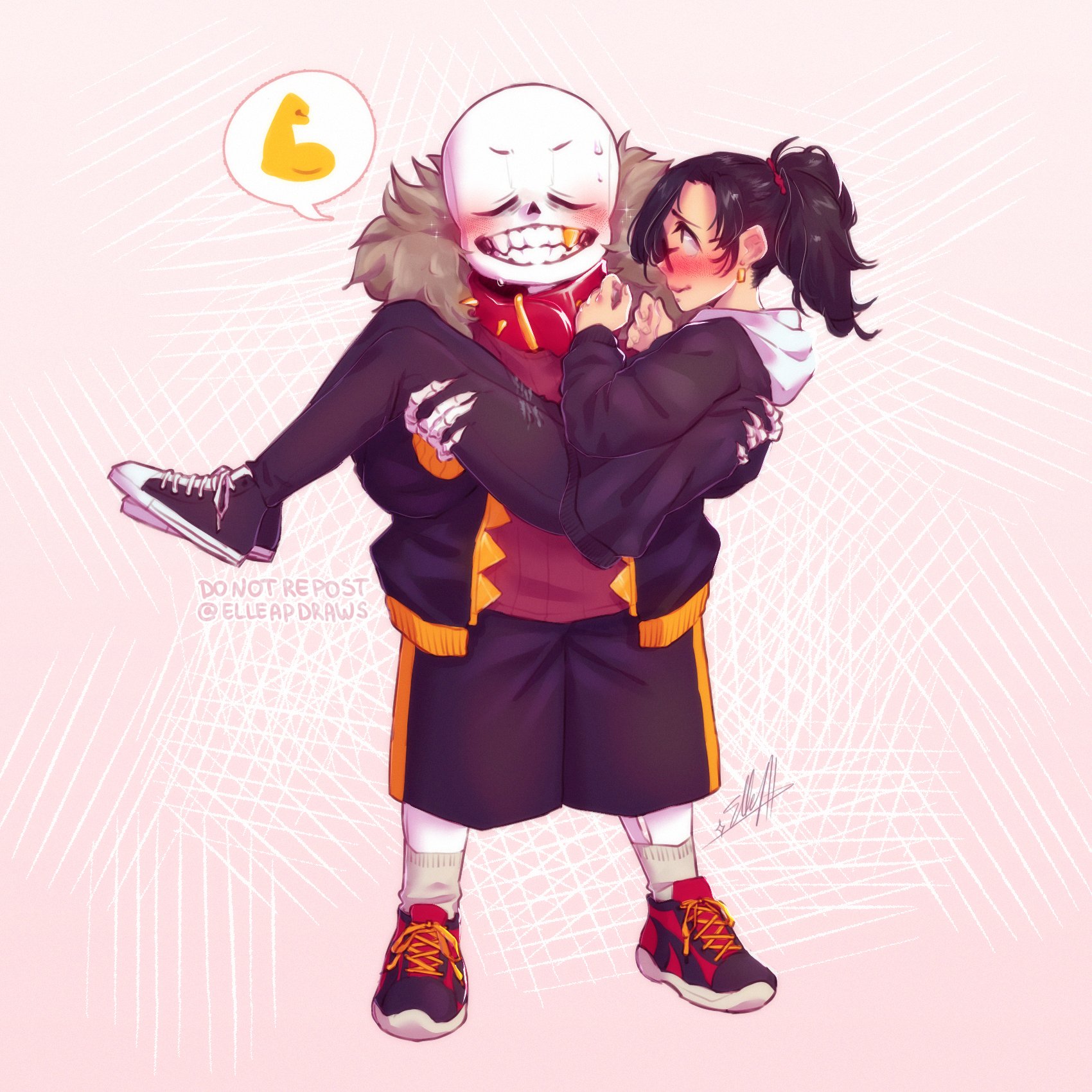 elleap Commissions closed! on Twitter: "sa- i mean Undertale art train?? i'm in! thank you for ...