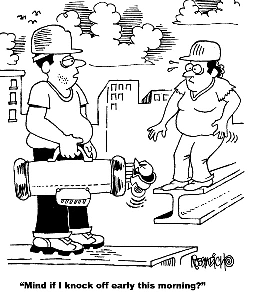 Funny Construction Cartoon