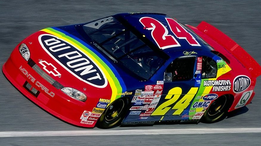 Dupont Automotive Finishes NEW IN BOX JEFF GORDON #24 DUPONT 1:24