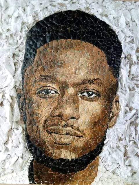 Meet Talented Zambian 🇿🇲 Artist, Kena Arts, who uses Eggshells to ...