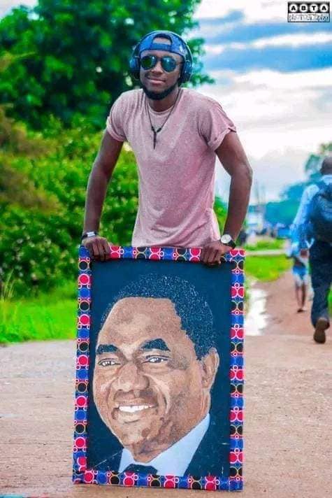 Meet Talented Zambian 🇿🇲 Artist, Kena Arts, who uses Eggshells to ...