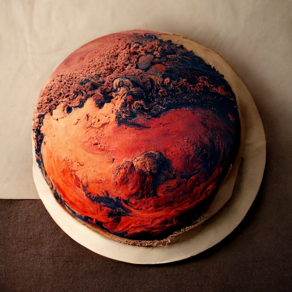 Planet Mars Cupcakes