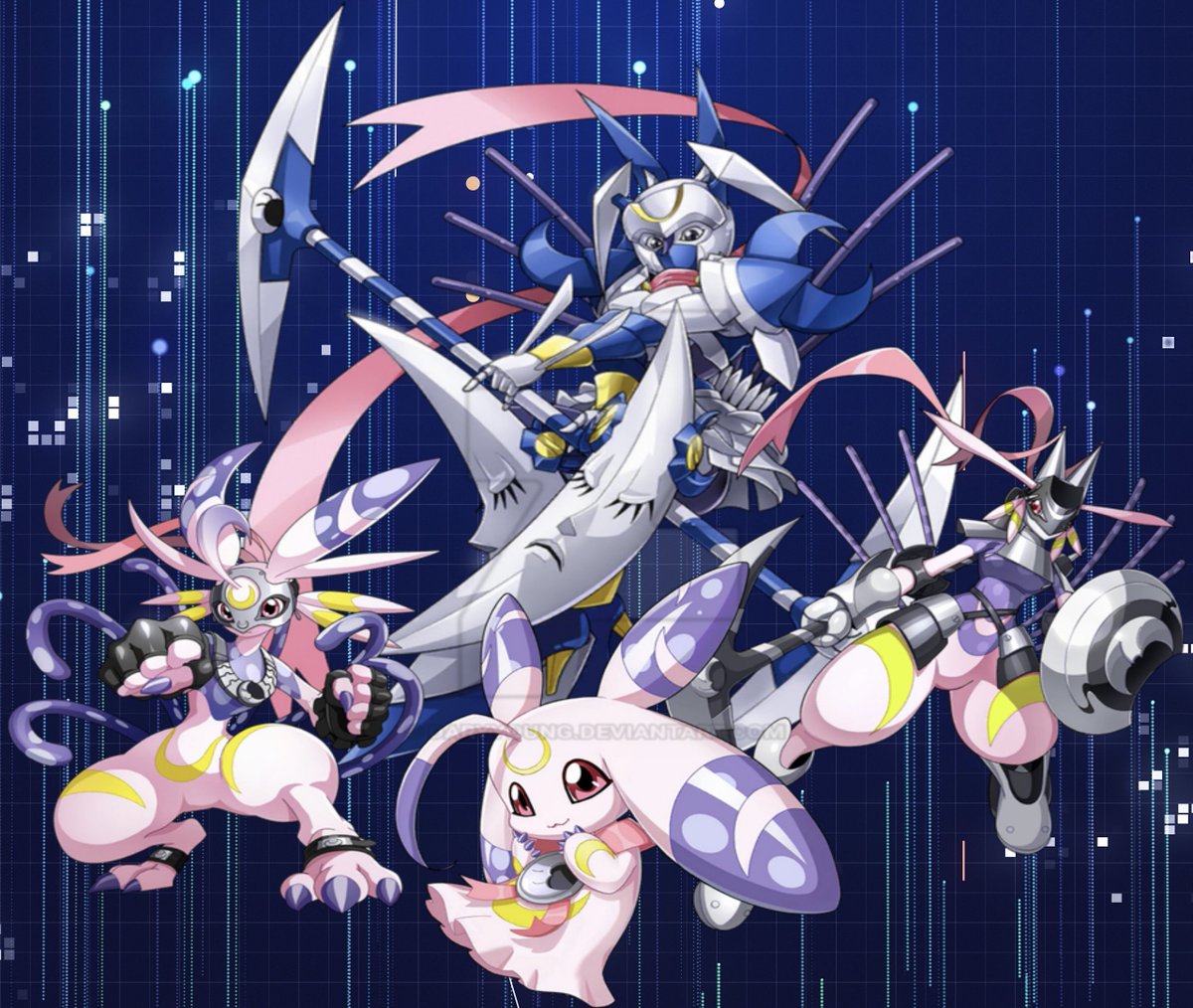 Lunamon Evolution Chart