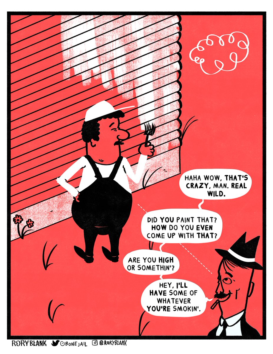 「that's crazy, man. real wild 」Rory Blankの漫画