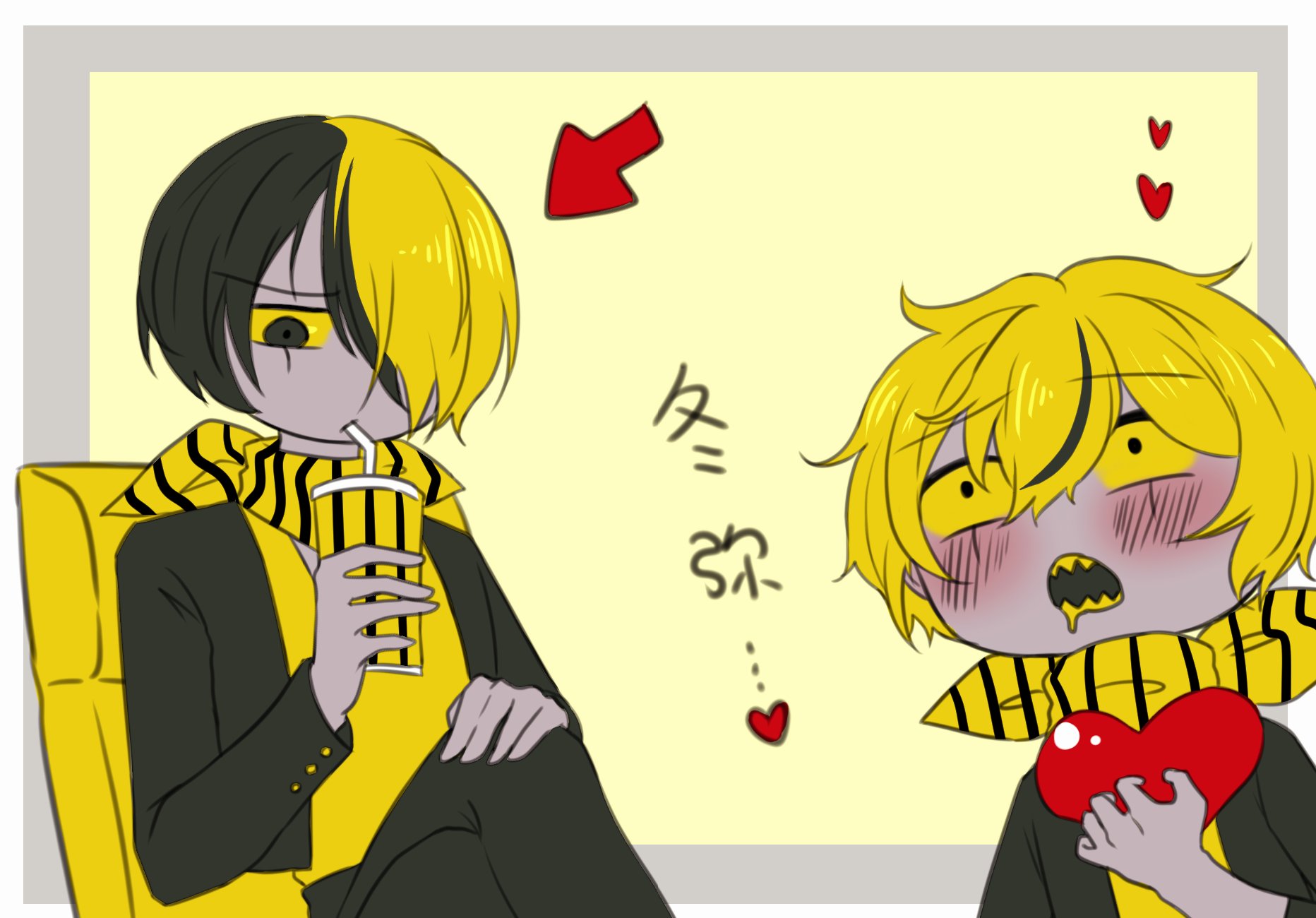 《U.P》 on Twitter: "當🐯☕️變成這種髮型…感覺好色 我想再畫一個女僕跟修女的！ #prsk_BL #彰冬 https://t.co/8hSS1vggyl" / Twitter