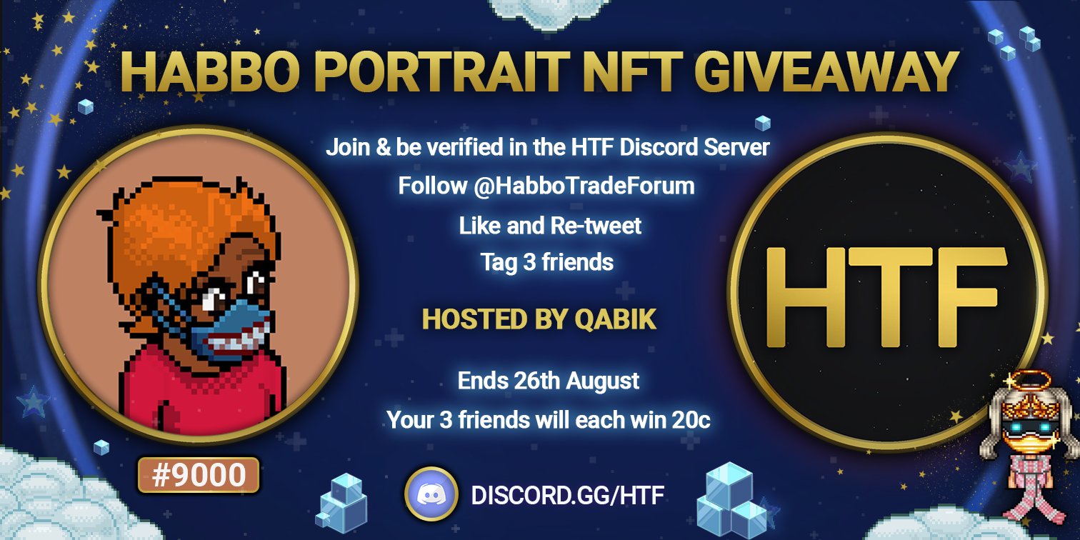 HTF - Habbo Trade Forum on Twitter: "⭐️ #HTF GIVEAWAY ⭐️ It's that time again, and @QabikPixel ...