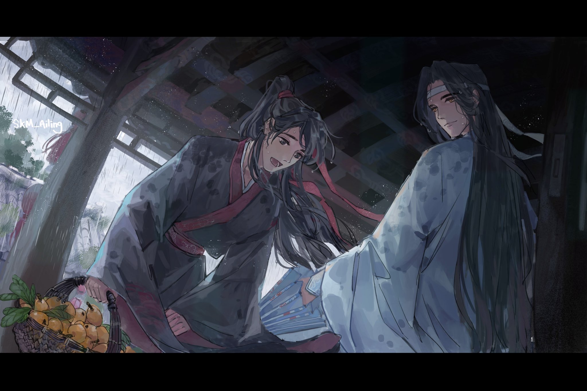 skm on Twitter: "七夕快乐！去彩衣镇玩儿💙 ️ #MDZS #魔道祖师 https://t.co/UjlrwJbt2L" / Twitter
