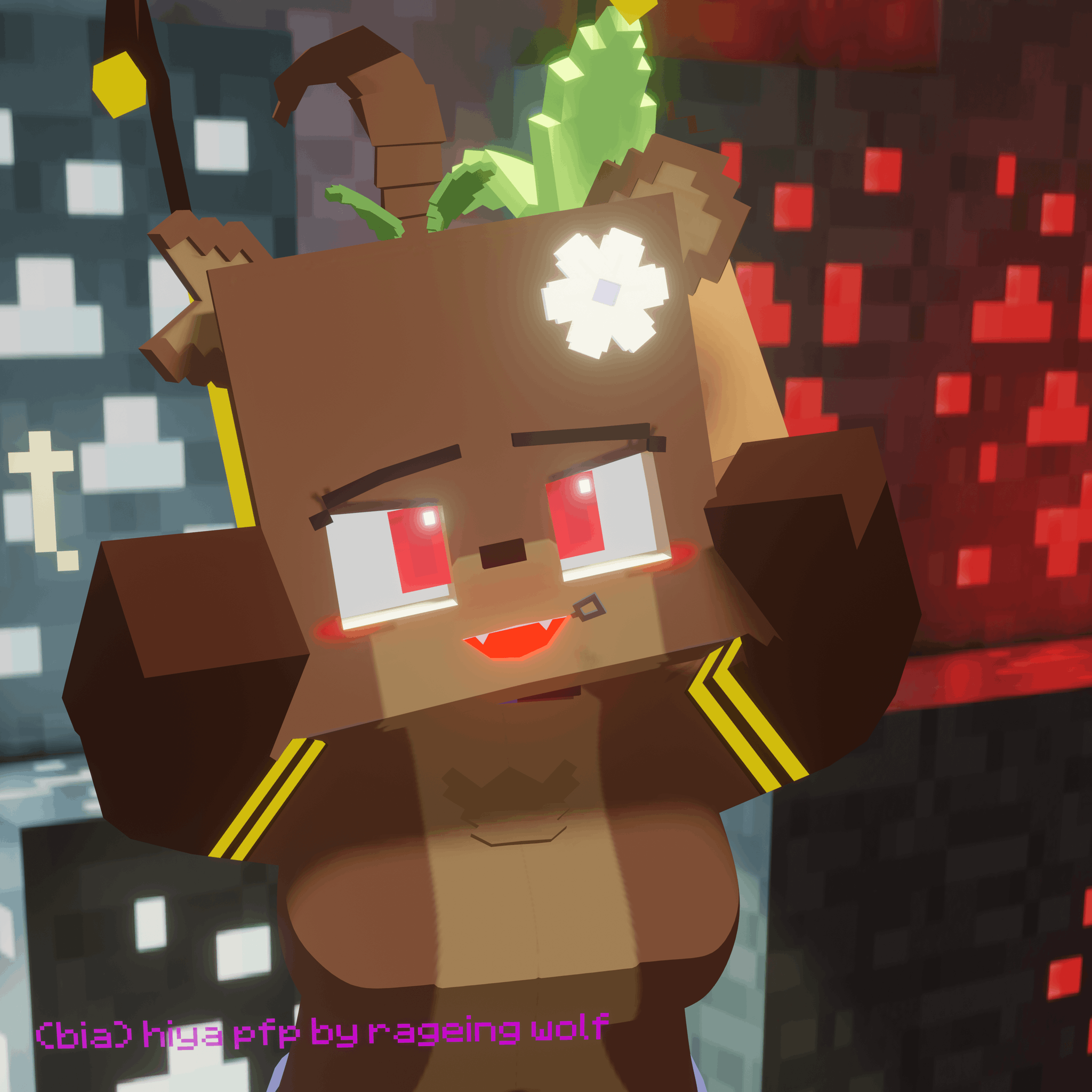 Rageing Wolf🔞 On Twitter Did 2 Render With Bia The Bee Oc Is Slipperyt What Do You Guys Think